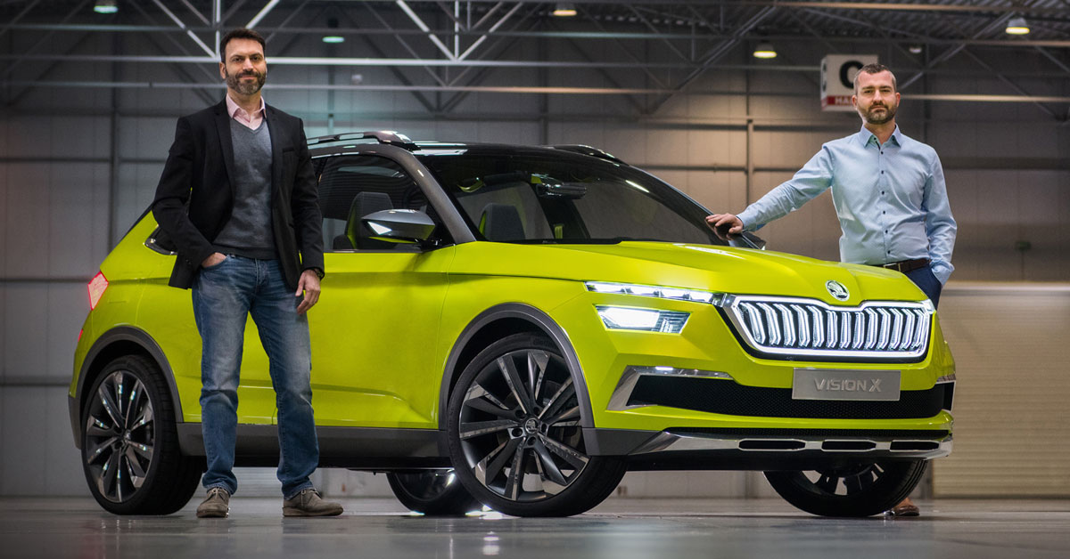 Første kjøretur for ŠKODA VISION X