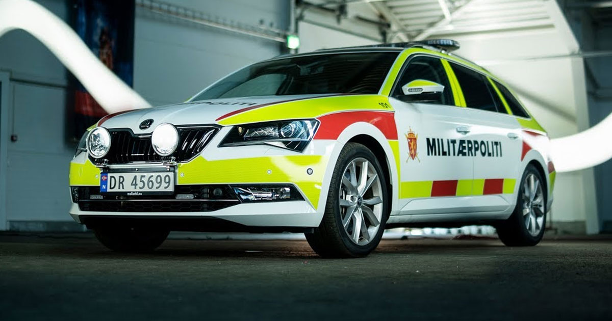 ŠKODA leverer Militærpolitiets biler
